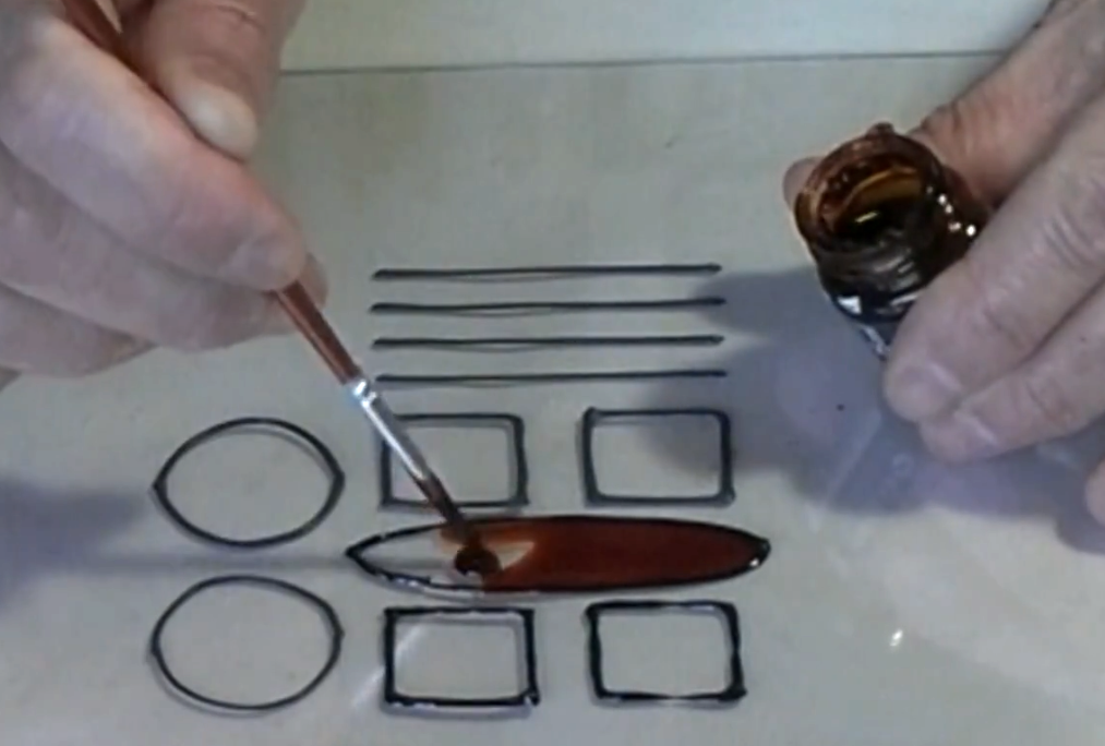 Glass Painting Course Lesson 2. Basic Flood Fill Painting.